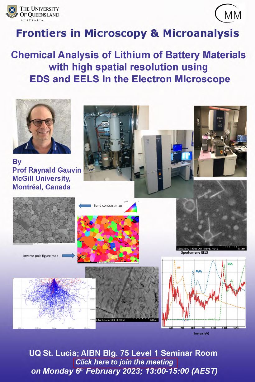 Frontiers Seminar - Chemical Analysis of Lithium of Battery Materials with high spatial ...